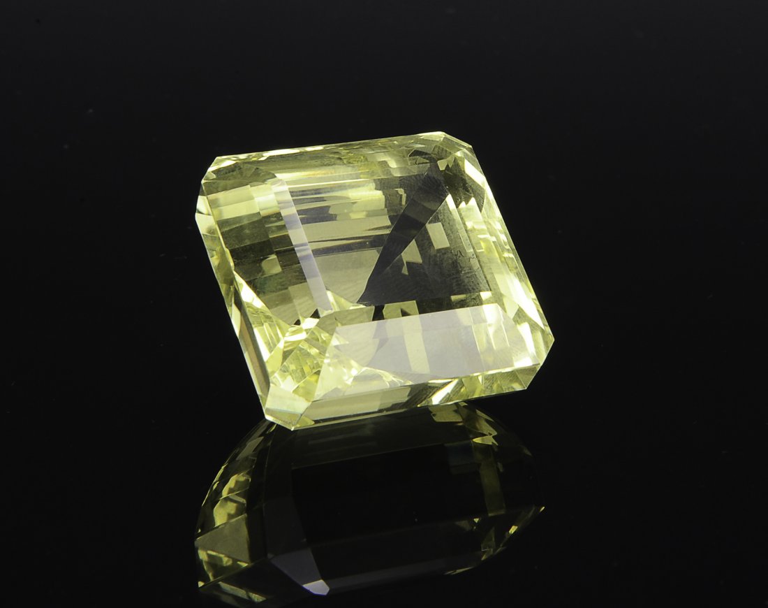 A 190 Carat Lime Green Quartz