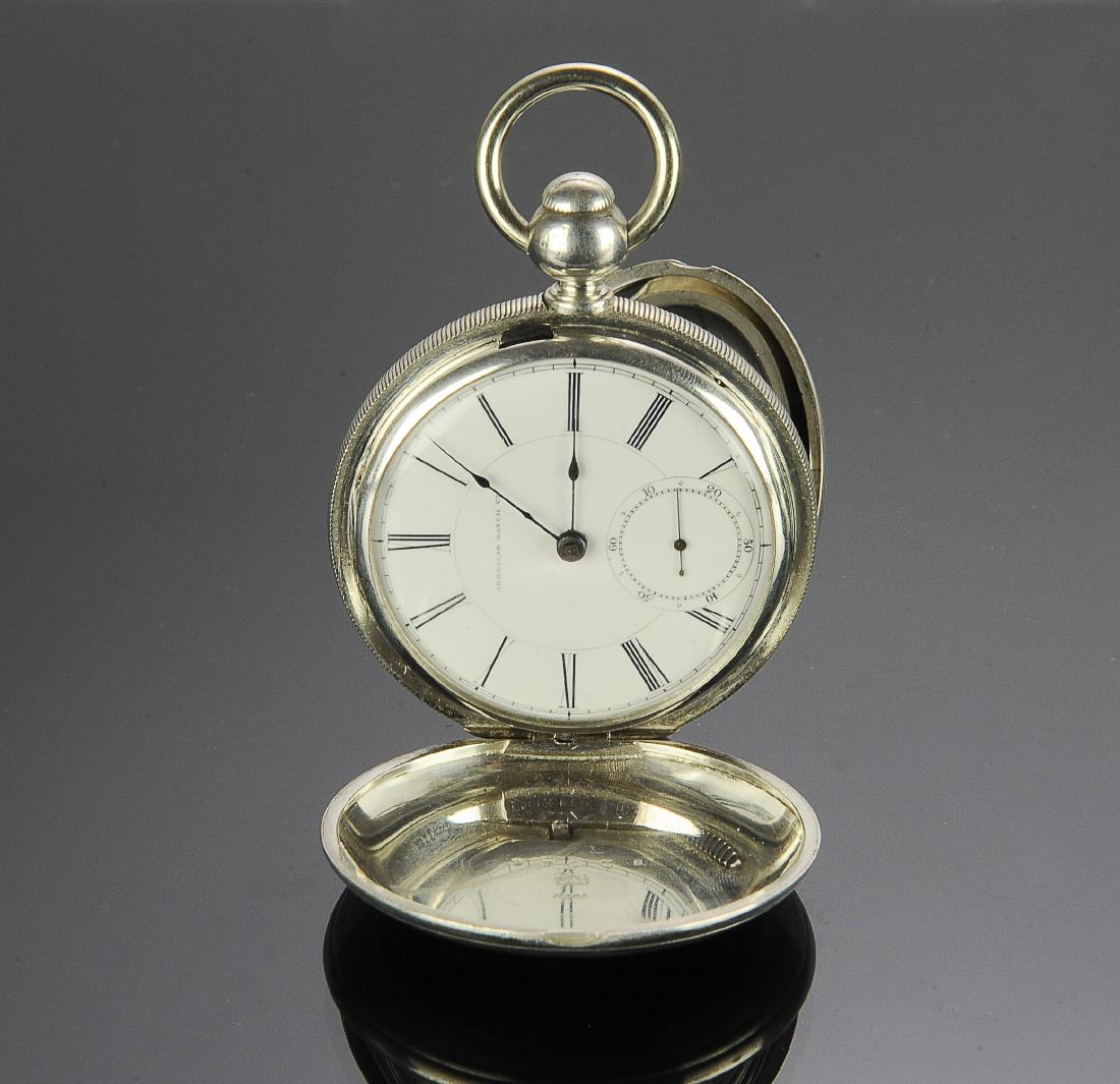 800 Coin Silver American Watch Co. Pocket Watch