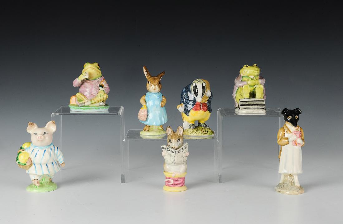 (7) Beatrix Potter Beswick Pottery Figures
