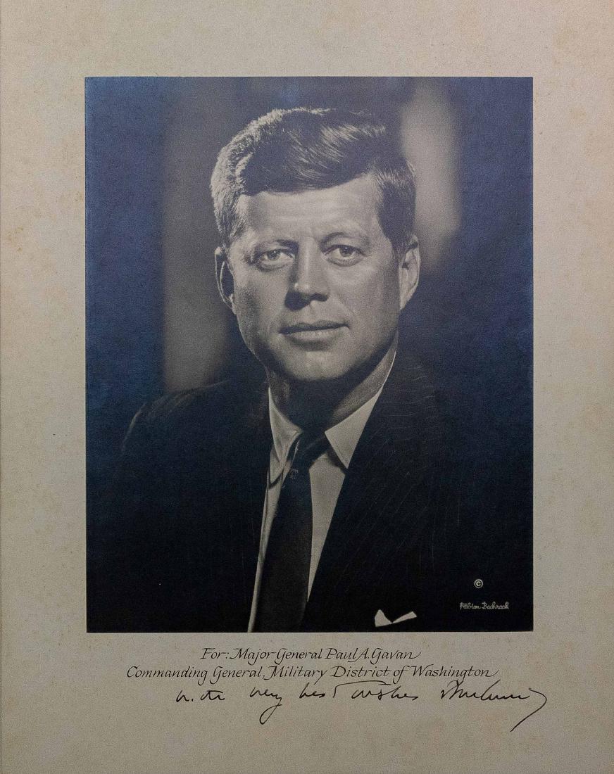 Pres. John F. Kennedy Inscribed Signed Photo