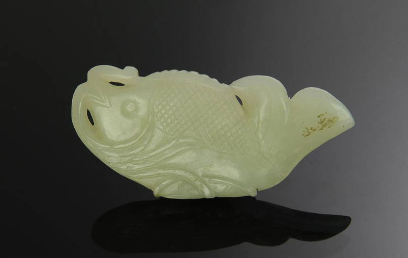 Chinese Jade Carving Of Fish, Ming Dynasty