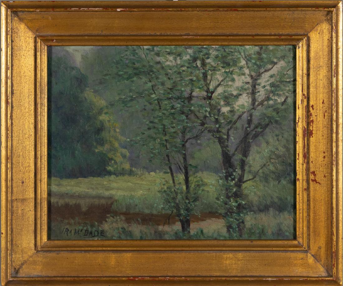 Ira McDade Oil on Board Landscape