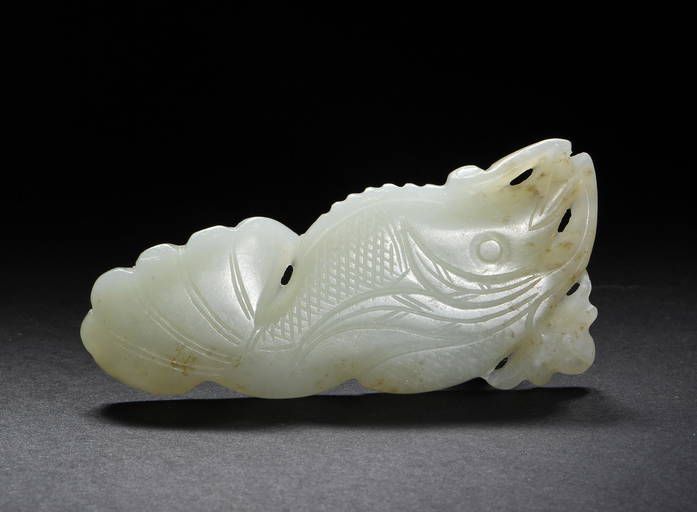 Chinese Jade Fish Pendant, Ming Or Earlier