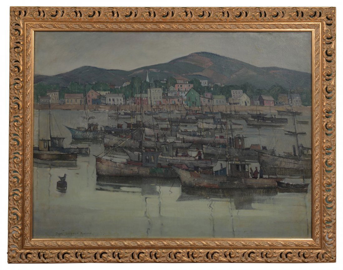 Paul Starrett Sample, "Grey Boats" - Jun 27, 2020 | Oakridge Auction ...