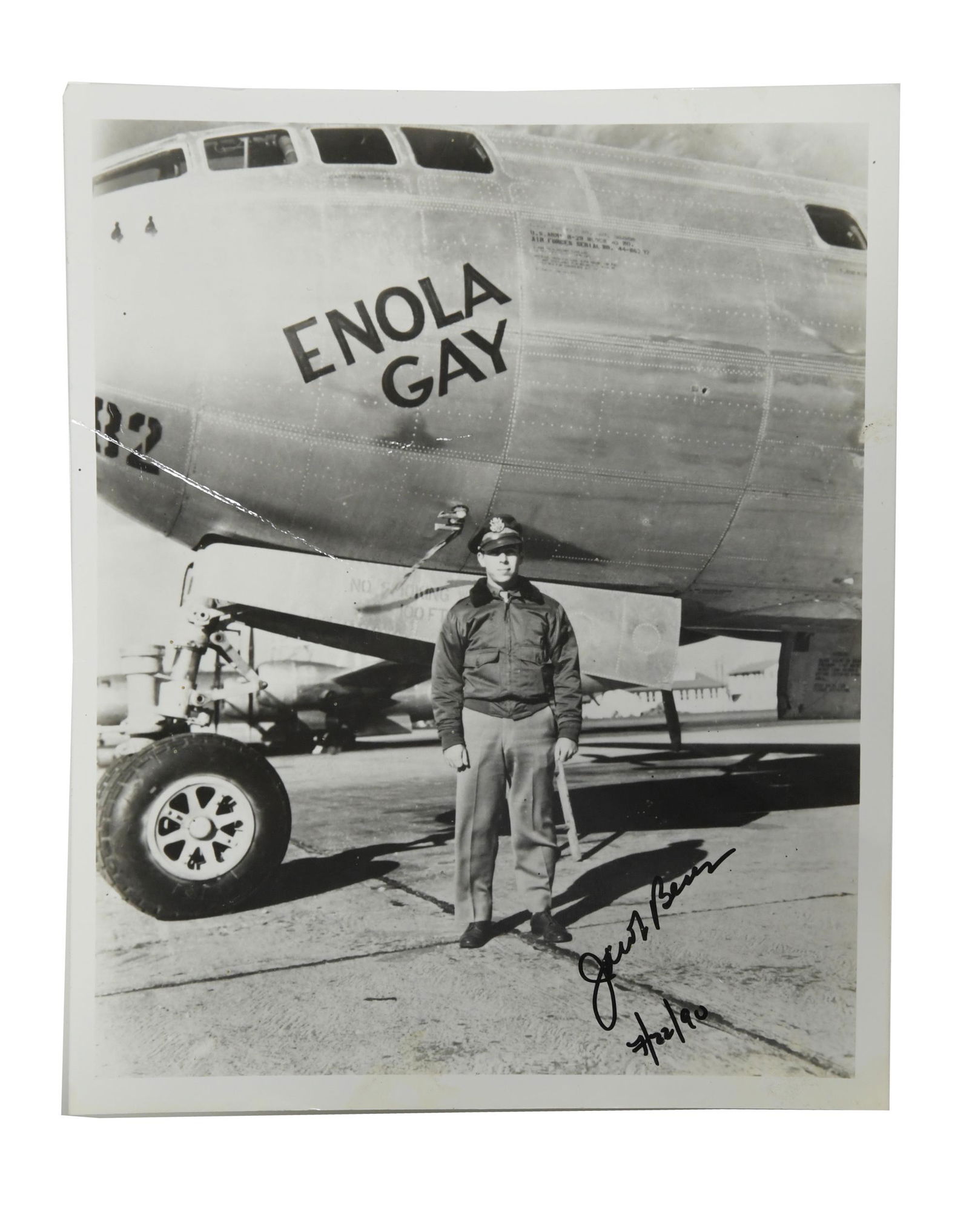 Jacob Beser "Enola Gay" Autographed Photo - Feb 06, 2021 | Oakridge ...