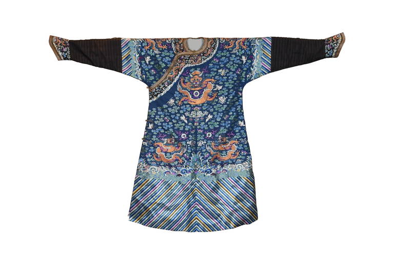 Chinese Blue Ground Dragon Robe, Early 19th Century - Sep 18, 2021 ...