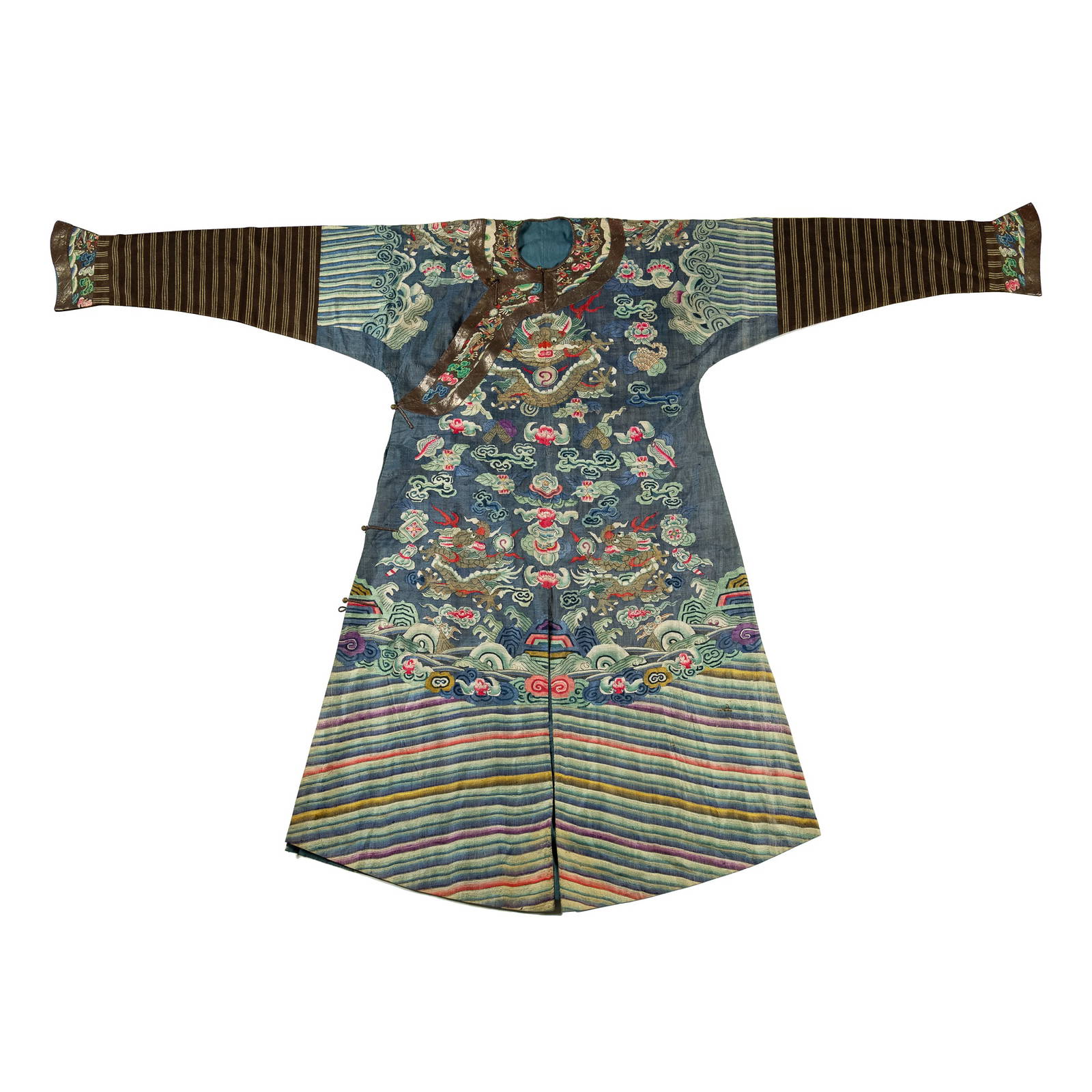 A Chinese Kesi Dragon Robe, 19th Century Auction