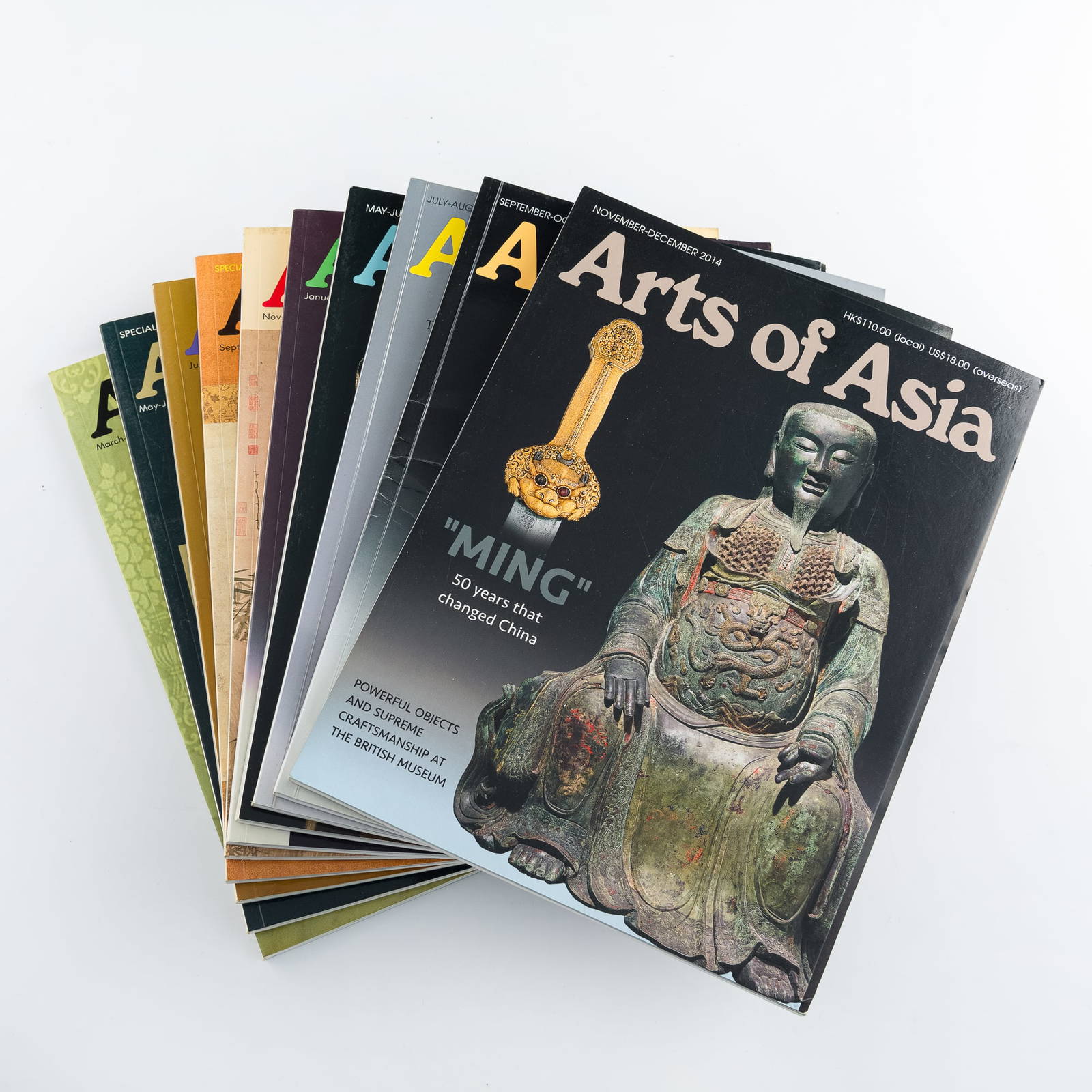Ten Arts Of Asia Magazines, Various Dates From 1986-2014 Auction