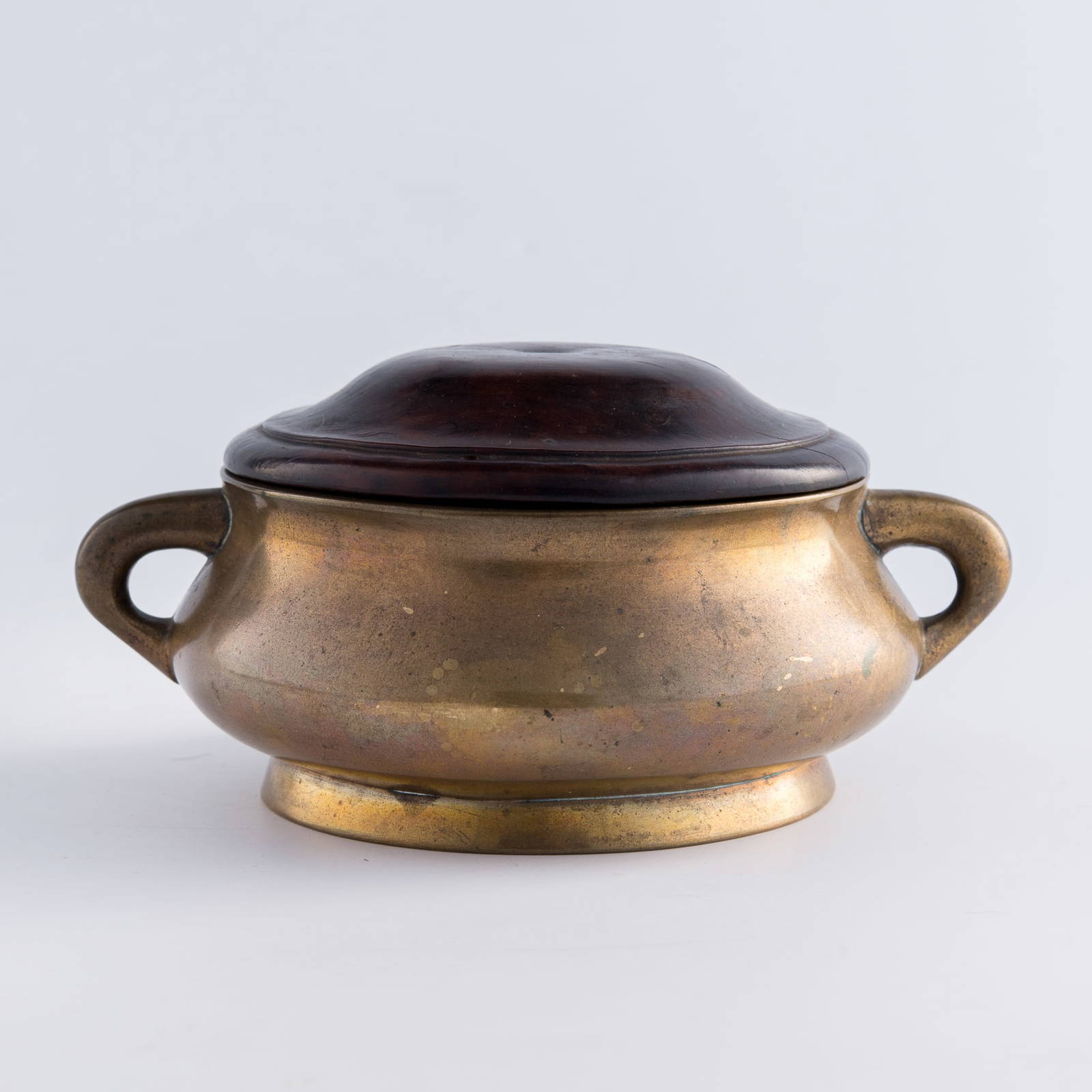 A Chinese Bronze Double-handle Censer, Early 19th Century Auction