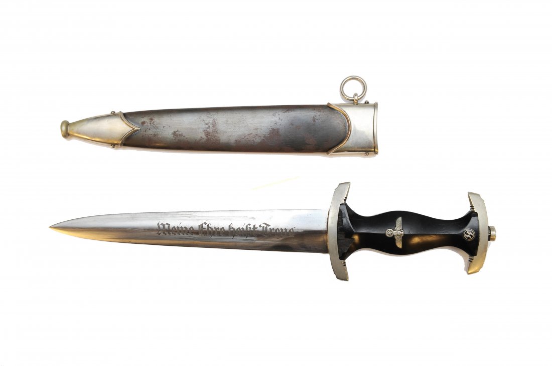 German WWII SS Shultz Staffel 1933 Dagger&Scabbard