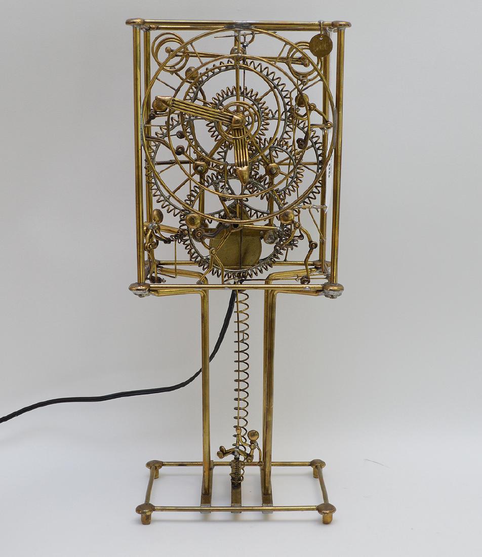 7 Man Kinetic Clock, Gordon Bradt, Kinetico Studio,