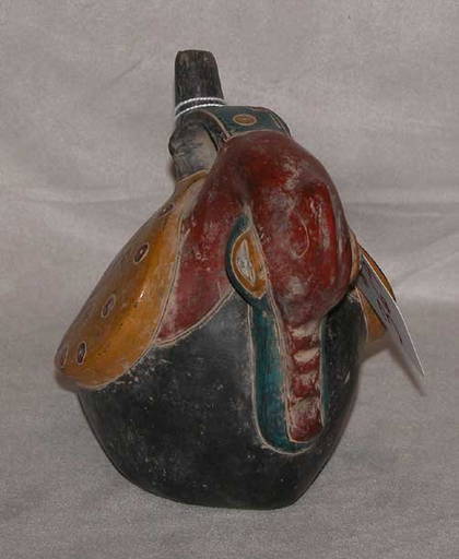 Ancient Peruvian Pottery Figure, 5 1/2"h