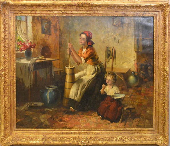 Lajos (louis) Jambor (hungarian, 1884–1955) Oil On