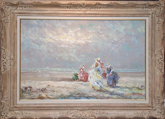 1093A: Marie Charlot, French 20th century, oil on canva