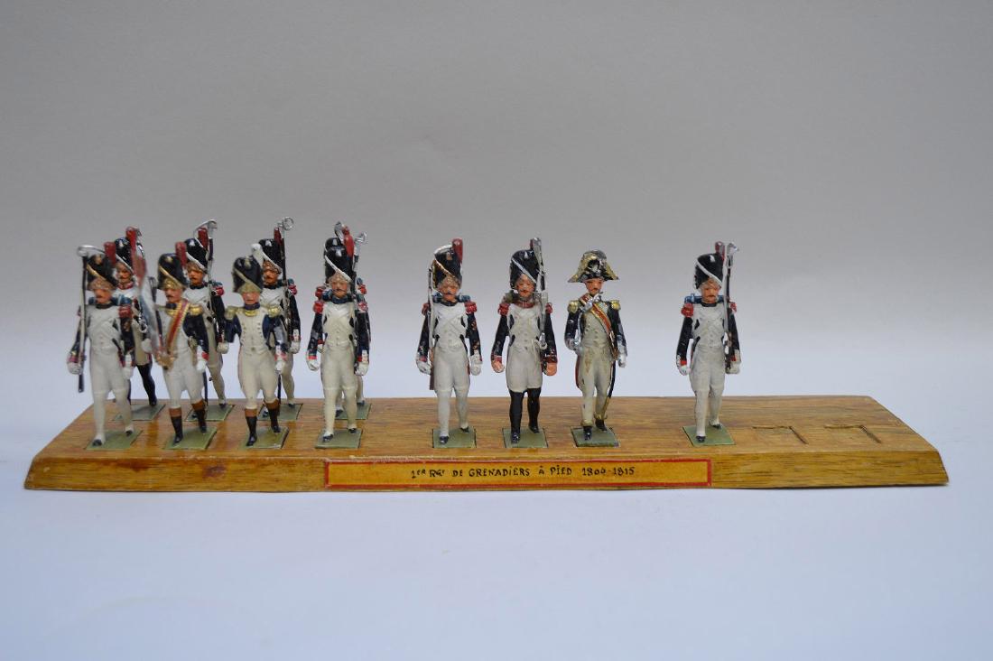 Twelve Belgium Grenadier MIM Lead Toy Soldiers