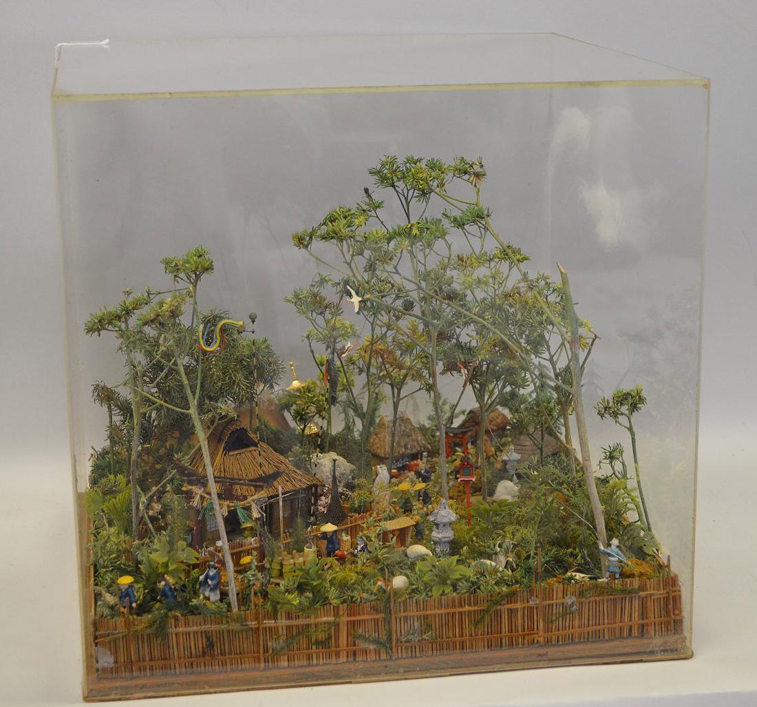 VINTAGE JAPANESE DIORAMA - Detailed diorama is housed - Jun 19, 2018 ...