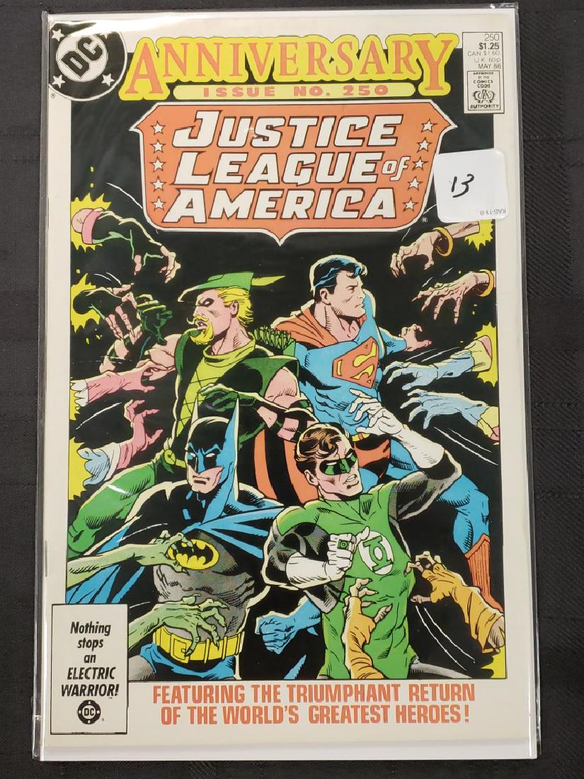DC Comics Anniversary Issue #250 “Justice League of