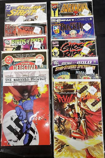 Lot Of Ten Assorted Marvel, Impact And Dynamite Comics