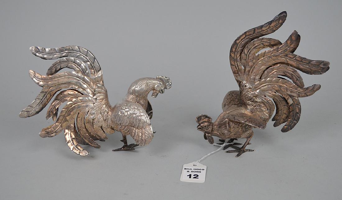 Pair Sterling Silver Roosters. Condition: good with - Jul 09, 2019 ...