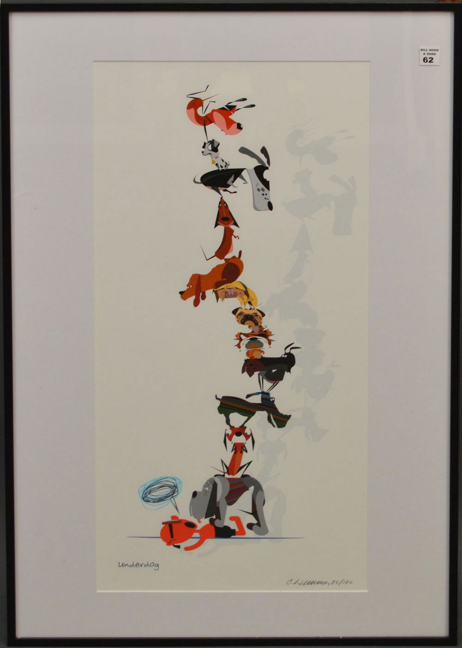 Chuck Wimmer (20th Century) "Underdog"- dog pyramid, - Aug 20, 2019 ...