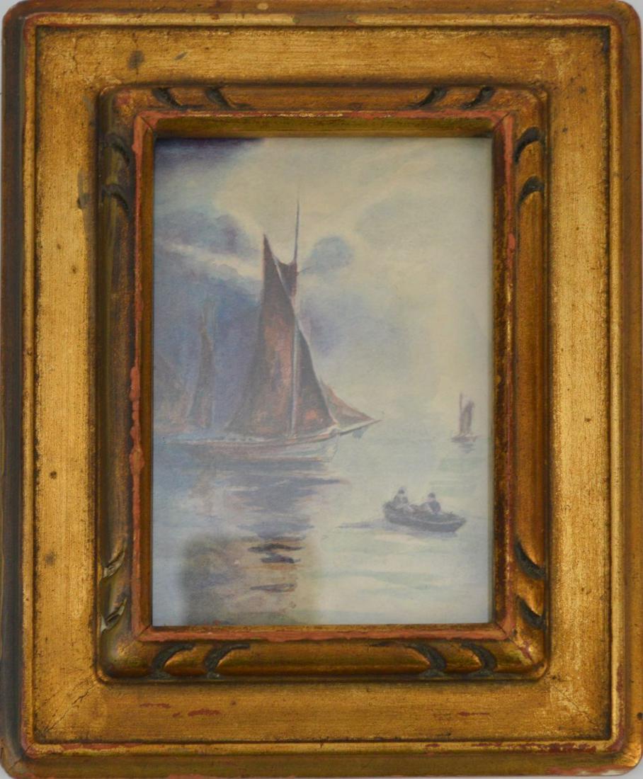 Charles Rosner (Germany 1894 - 1975) Watercolor Harbor - May 26, 2020 ...