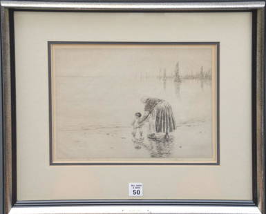 Don Swann (american, 1889 1954) Etching