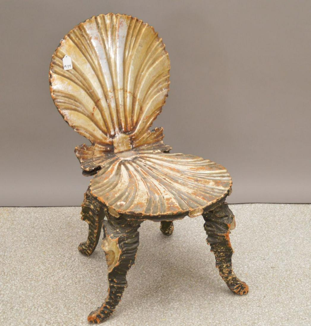 18th/19th century, Silver Italian Grotto Chair, 22 D x - Sep 08, 2020 ...