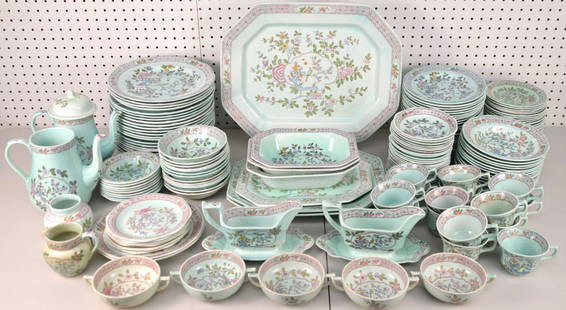 77 Pcs Adams "singapore Bird" Calyx Ware China