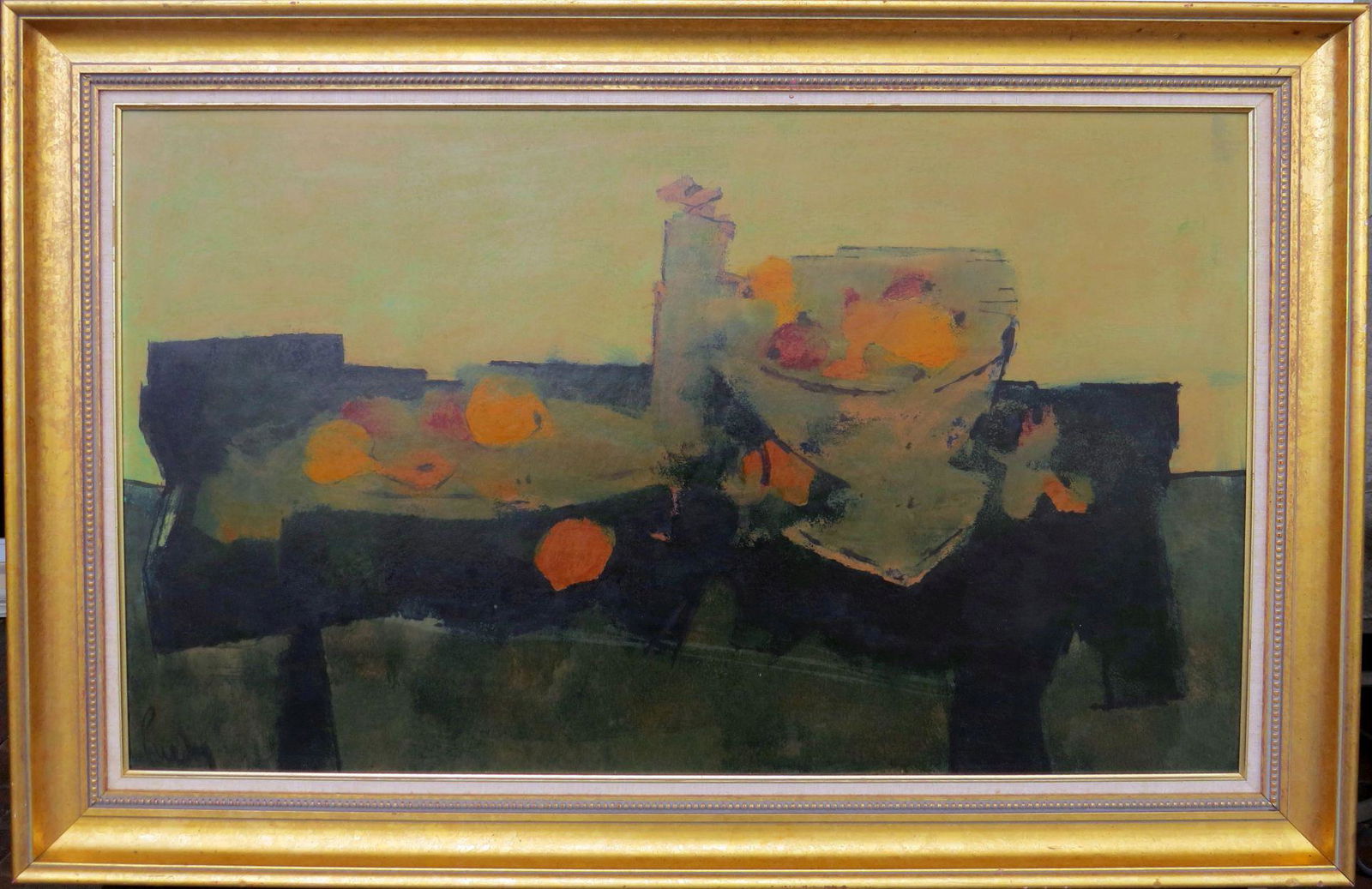 Donald Purdy (connecticut, Born 1924), Oil On Board,