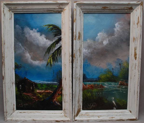 Pair Of H. Foster 20th Century Florida Highwayman