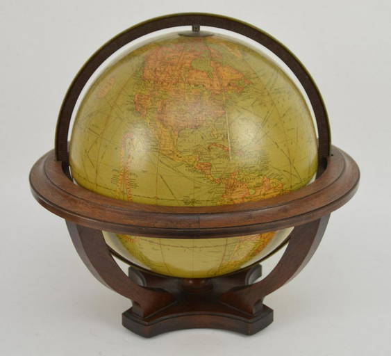 1920s 12" Replogle Chicago Table Globe - on a wood - Jun 30, 2021 ...