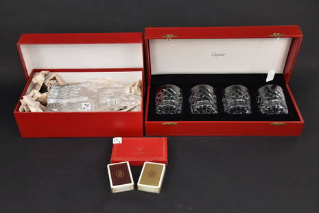 Cartier Crystal Glass Set