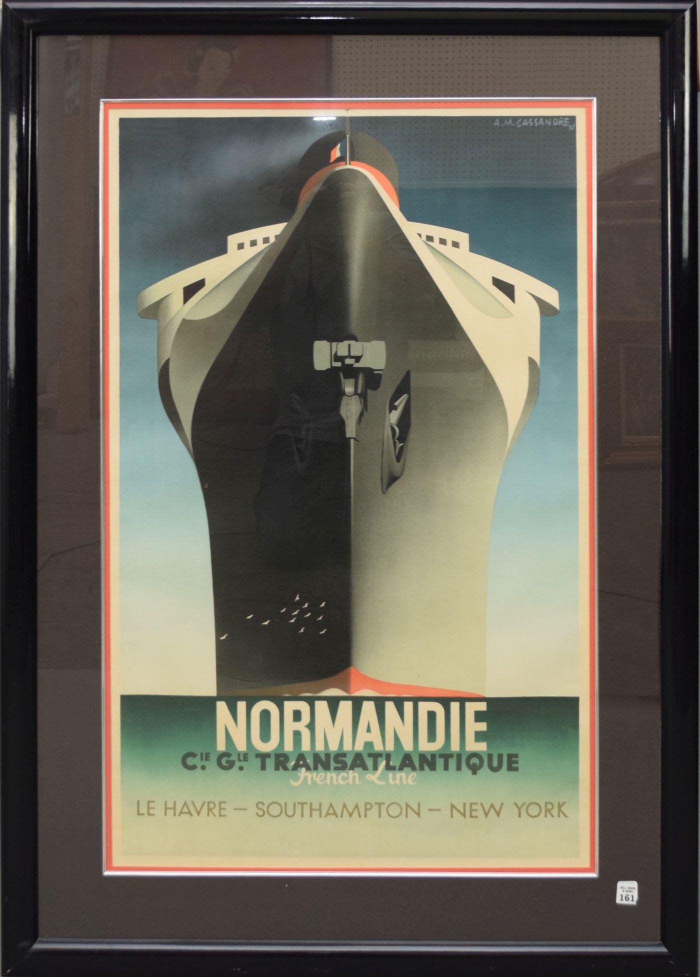 CASSANDRE, ADOLPHE MOURON (French 1901-1968) NORMANDIE - Nov 16, 2021 ...