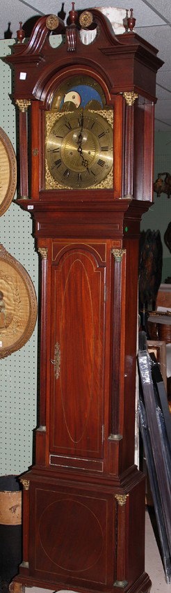 183: Tall case clock, Walter H. Durfee, Providence, Rho