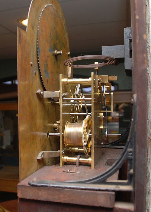 183: Tall case clock, Walter H. Durfee, Providence, Rho