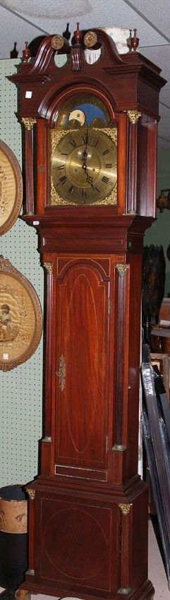 183: Tall case clock, Walter H. Durfee, Providence, Rho