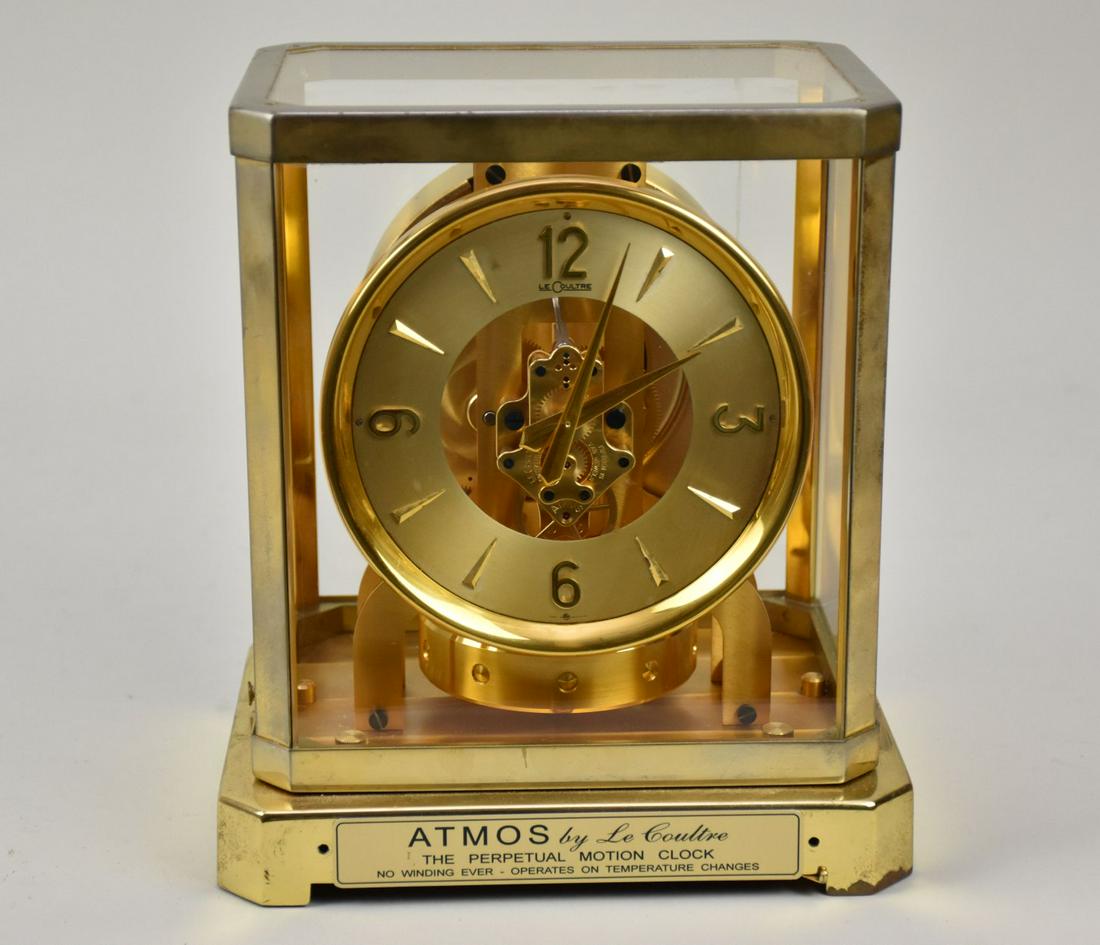 ATMOS by LeCoultre Brass & Glass Perpetual Motion Clock - 20th Century ...
