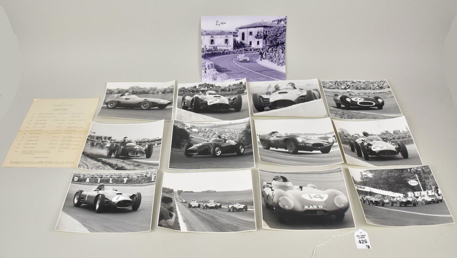 12 Geoffrey Goddard 1956 English Motor Racing Photographs of the Year w ...