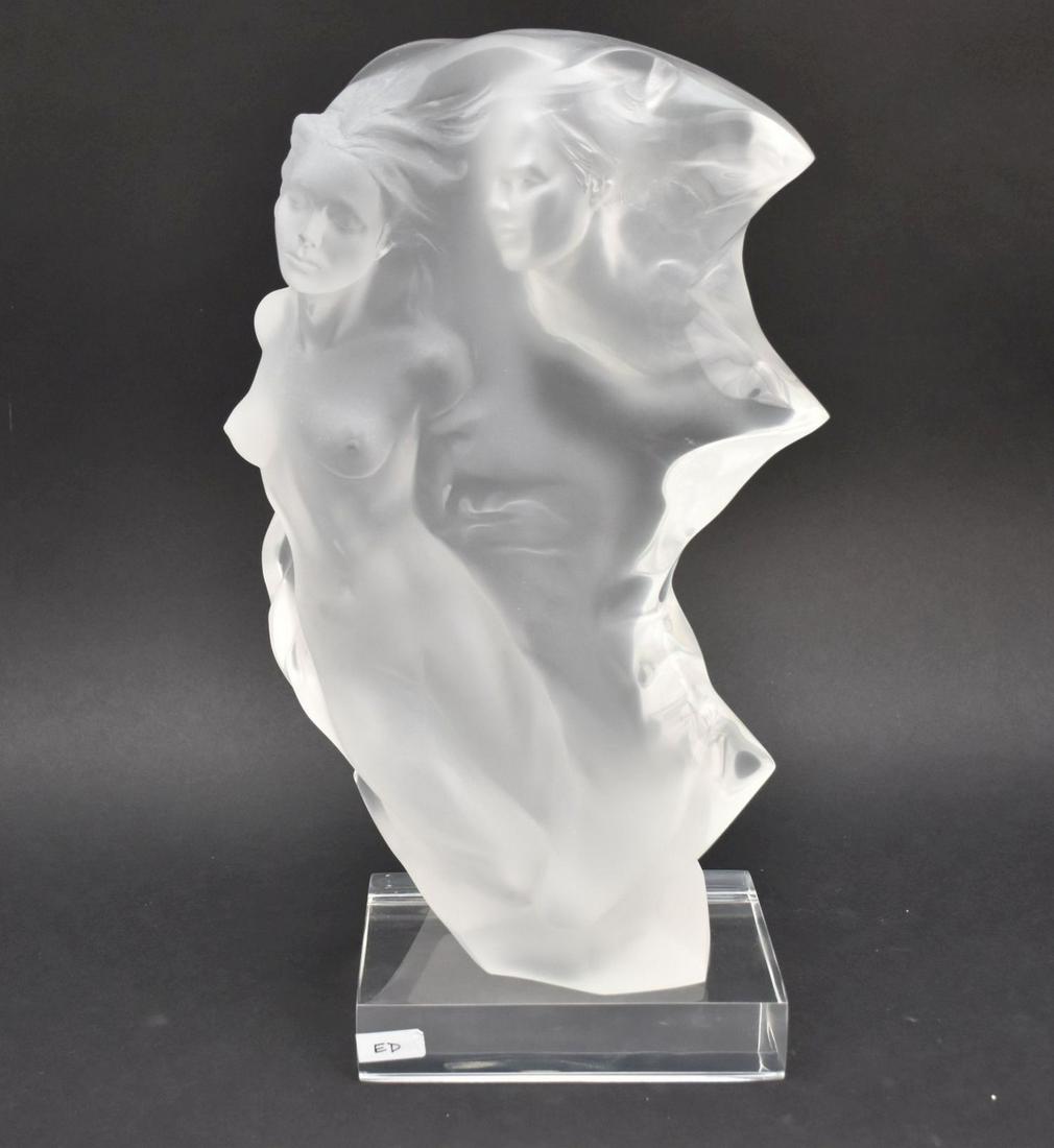 Frederick Hart (american, 1943 1999) "duet" Male & Female Acrylic ...