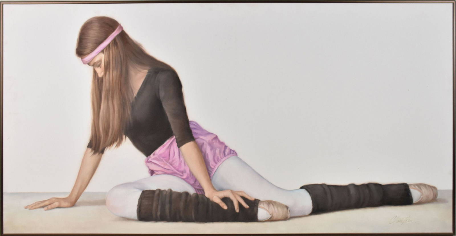 Francois Cloutier (france Born 1922) Dancer At Rest, Oil On Canvas ...