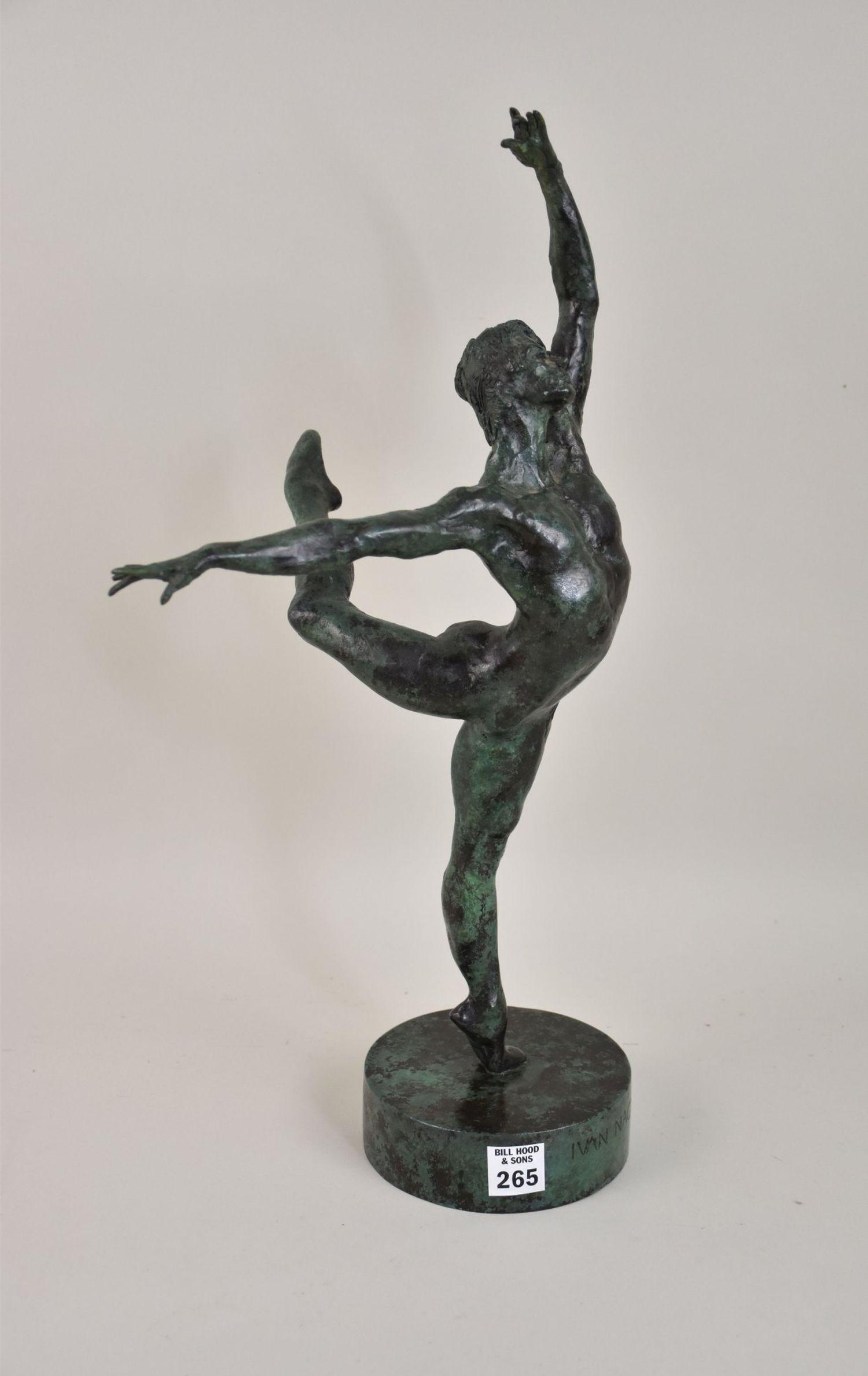 Bronze Sculpture Of Ivan Nagy Dancer By Sculptor Tom Merrifield, 6/10 ...