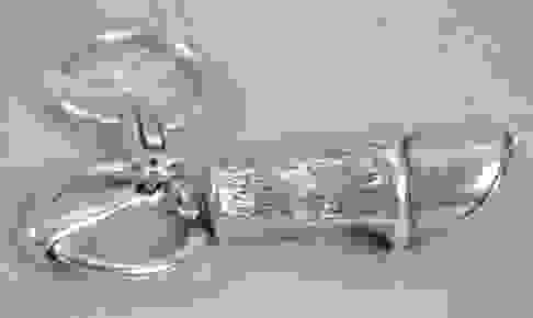 Hermes Sterling Horse Hoof & Bit Keychain - A Sterling Silver Hermes ...