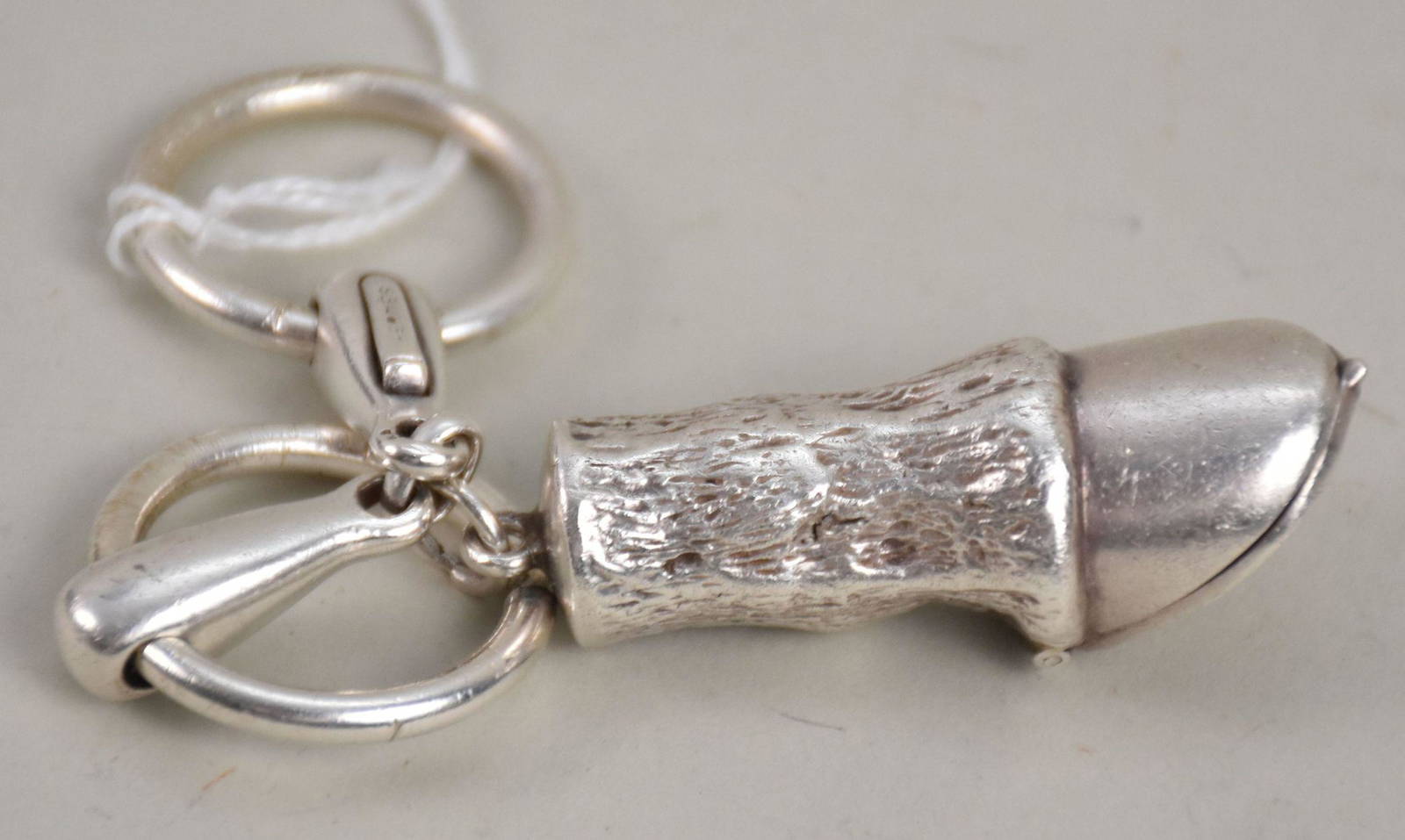 Hermes Sterling Horse Hoof & Bit Keychain - A Sterling Silver Hermes ...