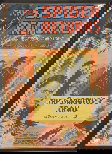 The Spider Returns Original Movie Serial Poster C. 1941. Original One Sheet Columbia Pictures