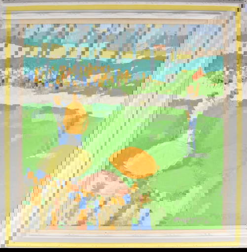 George Barrel (1923 2003) Aka Italo George Botti Oil On Canvas, 18th ...