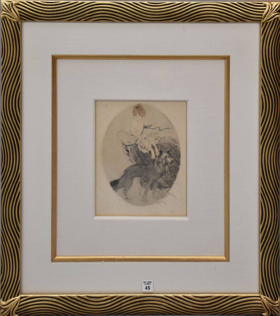 Louis Icart 1922, Copper Etching, Titled "tzar" Pencil Signed Lower ...