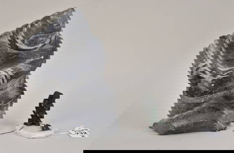 Antique Eskimo Inuit Carved Whale Tooth