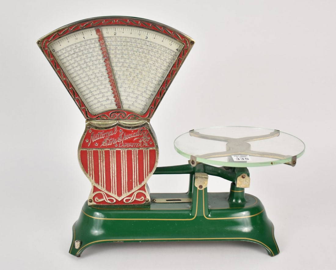 Antique National Store Specialty Co 4lb Candy Scale - C. 1910. An ...