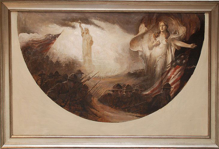 Vincent Aderente (american, 1880 1941) Oil On Canv