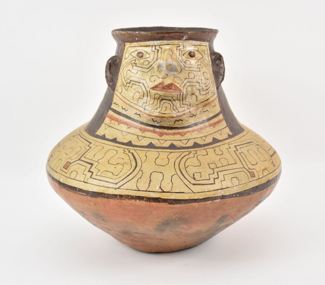 Antique Shipibo-conibo Peruvian Amazon Effigy Pottery Vessel - A Large ...